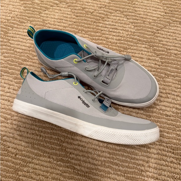 Columbia | Shoes | Columbia Gray And Blue Mens Sneakers | Poshmark
